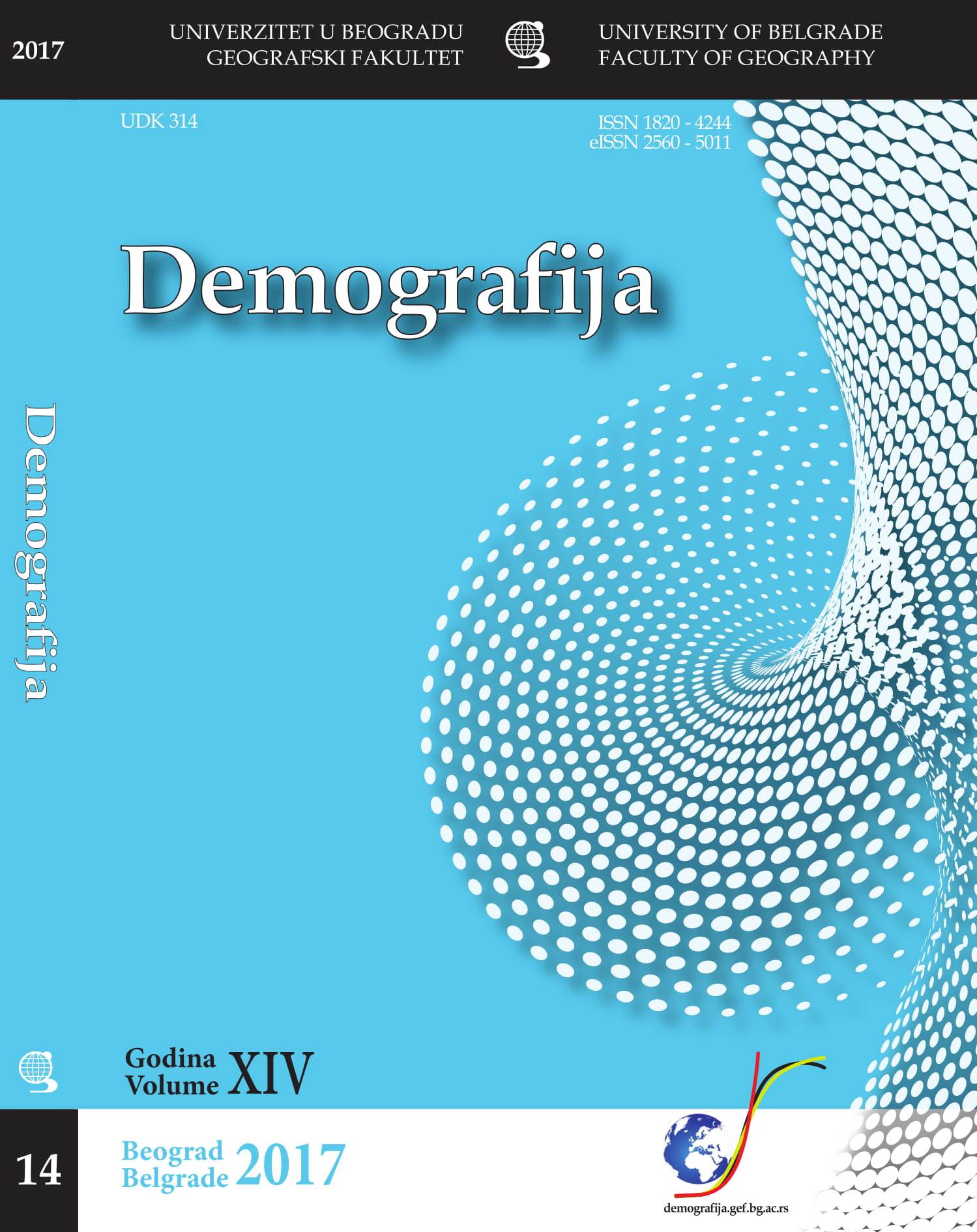 Demografija 14 (2017) – D e m o g r a f i j a